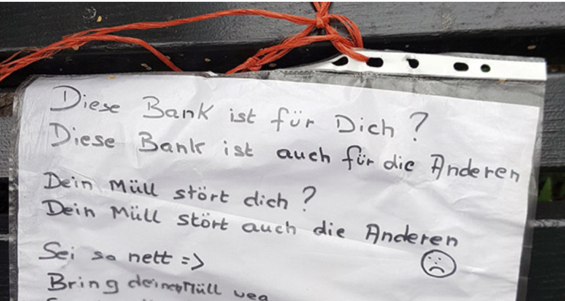 Berlin ist dreckig - Überall liegt Müll herum: