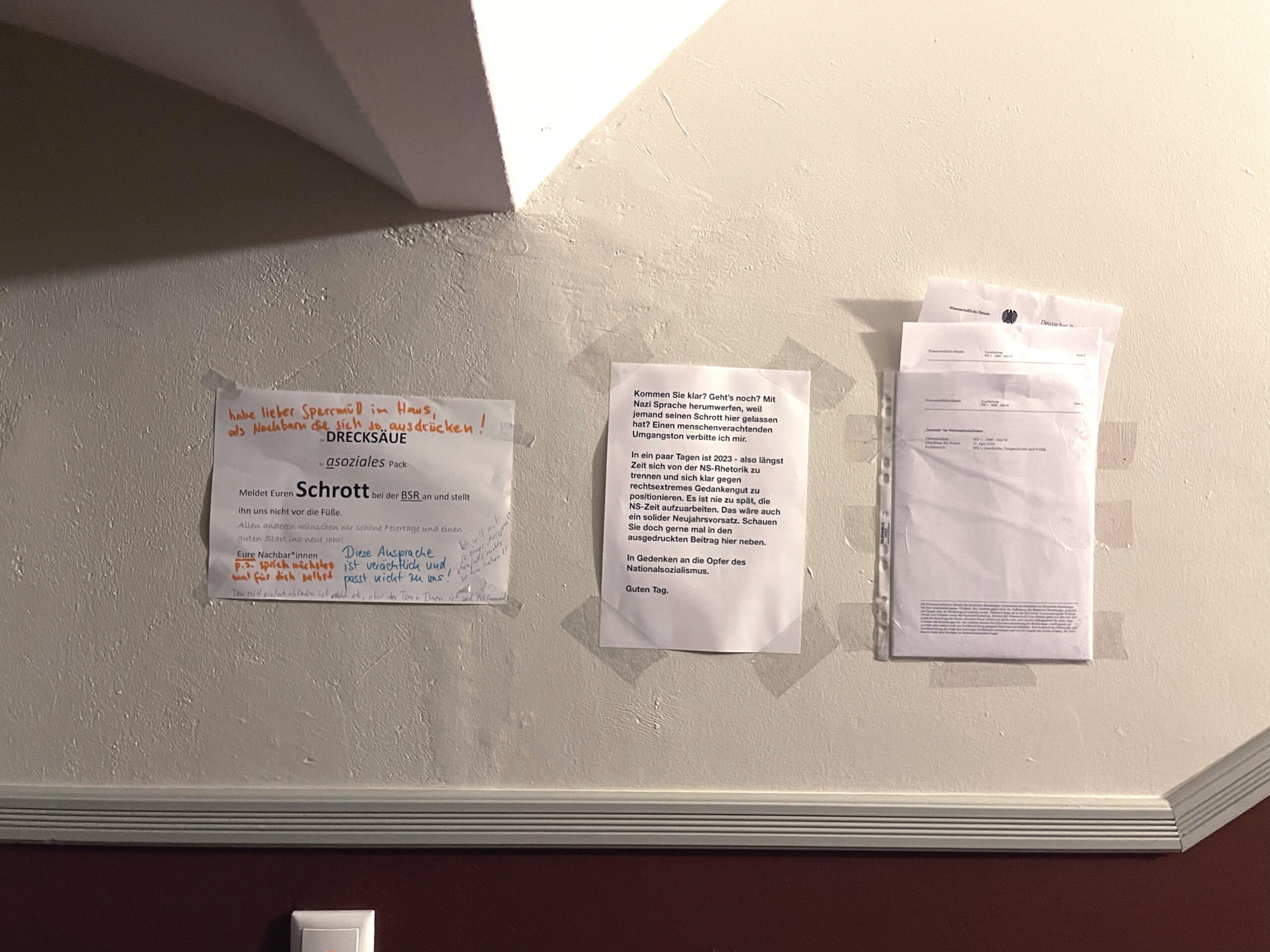 Im Ton vergriffen - Hier toleriert man eher Müll als diese Ausdrucksweise: Im Ton vergriffen - Hier toleriert man eher Müll als diese Ausdrucksweise: