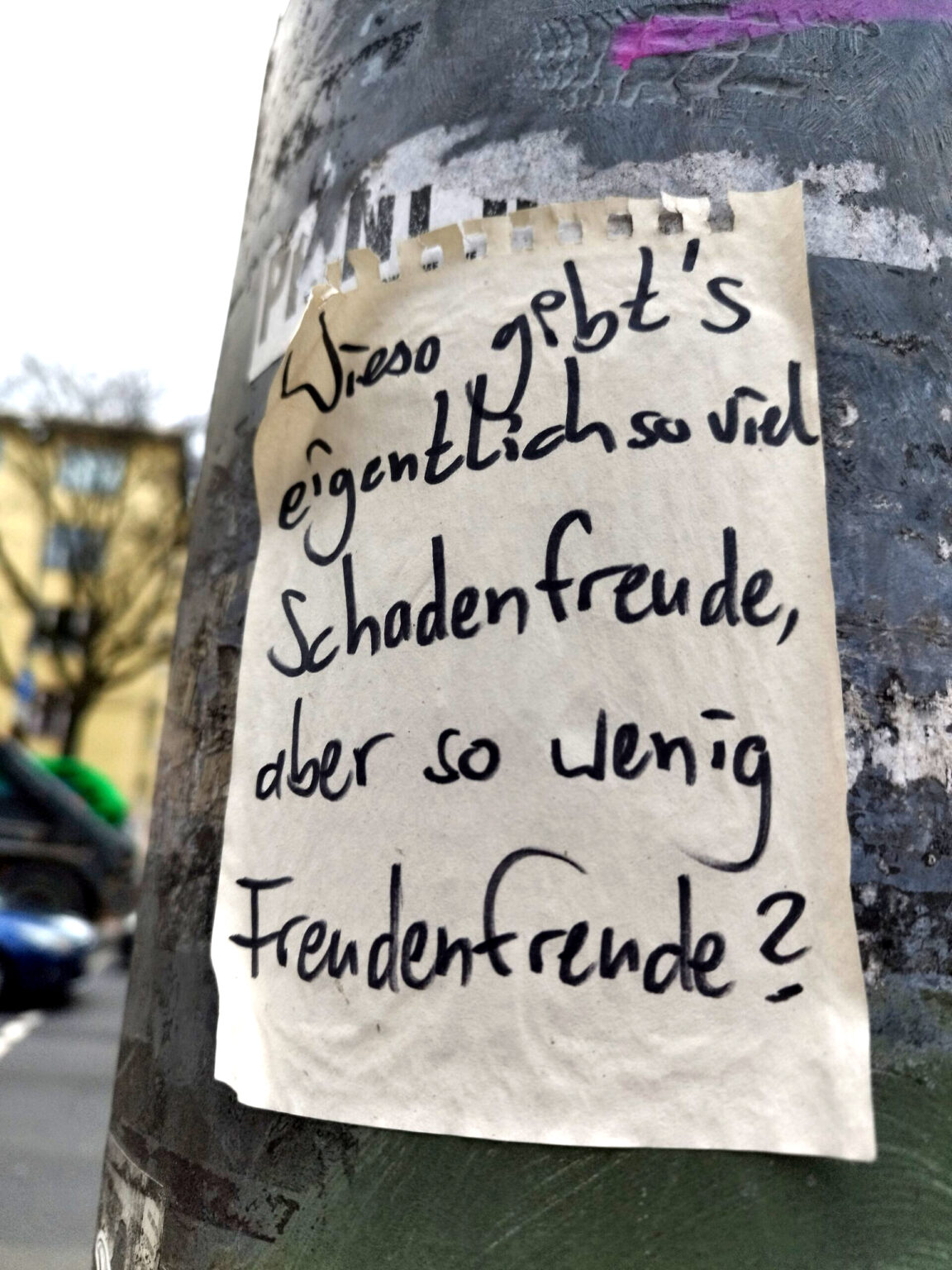 Umgekehrt ist besser - Hier hat man genug von Schadenfreude: