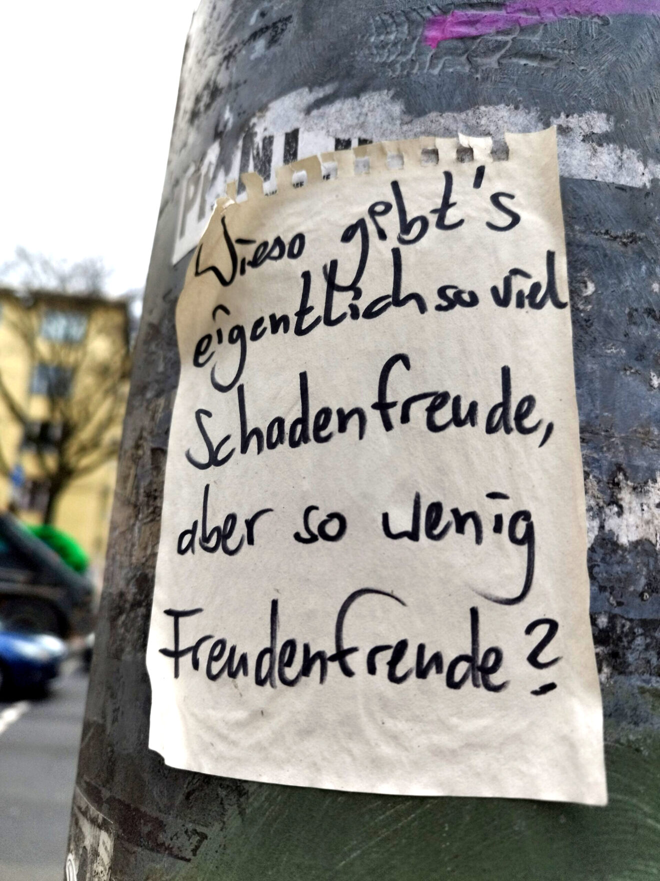 Umgekehrt ist besser - Hier hat man genug von Schadenfreude: