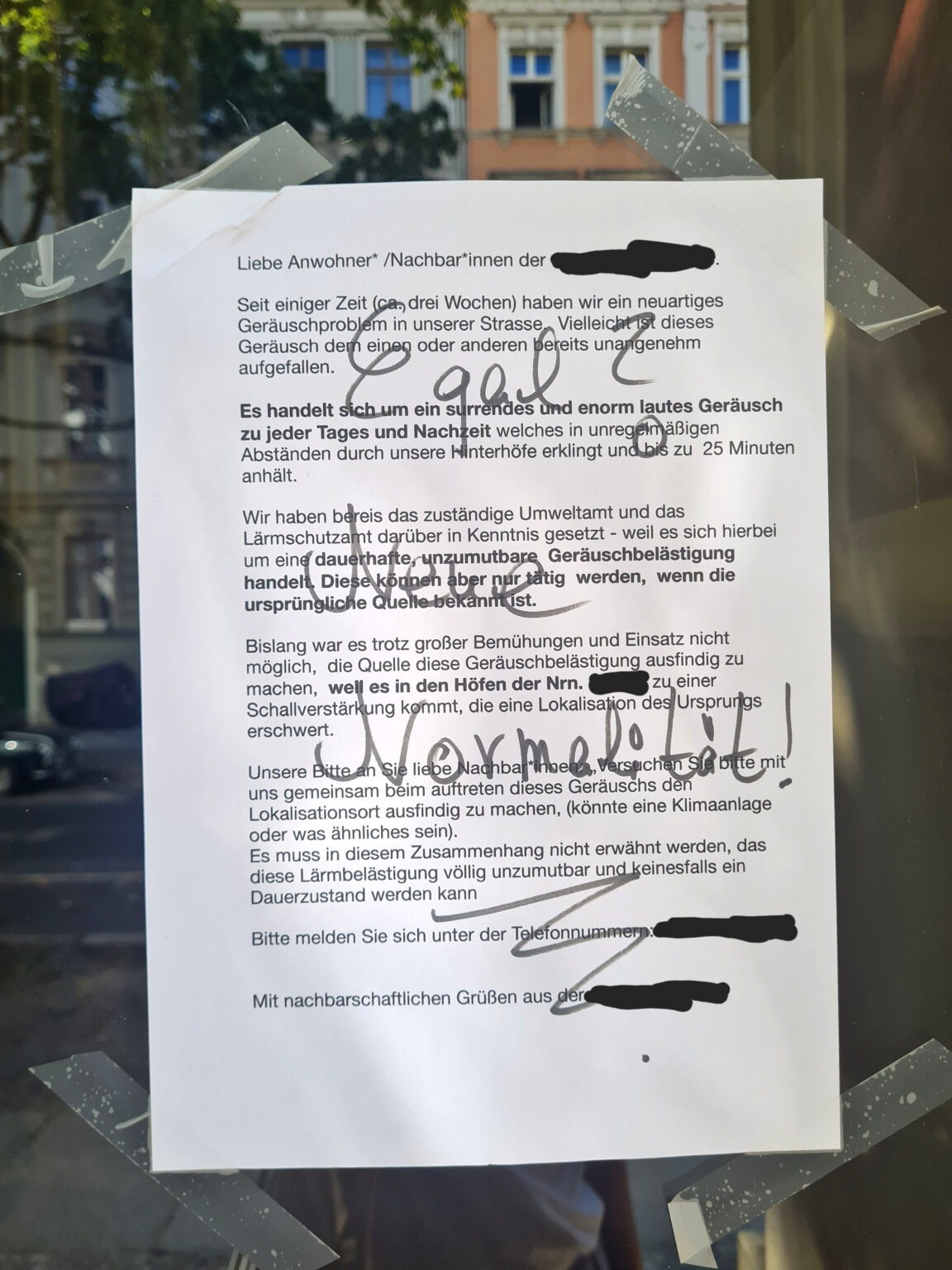 Geräusche in der Großstadt - In Berlin doch ganz normal, oder?